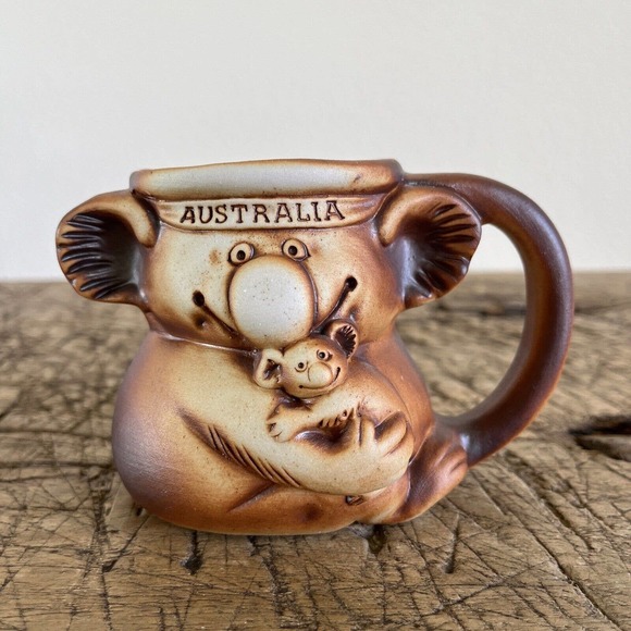 Swagman | Dining | Swagman Pottery Koala And Baby Australia 3d Mug ...